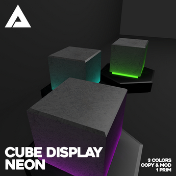 Second Life Marketplace - [ALPHA] Cube Display Neon