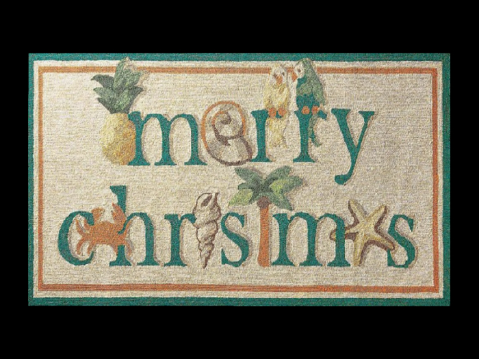 Second Life Marketplace - *6KW* FULL PERM Beach Christmas Welcome Mat ...