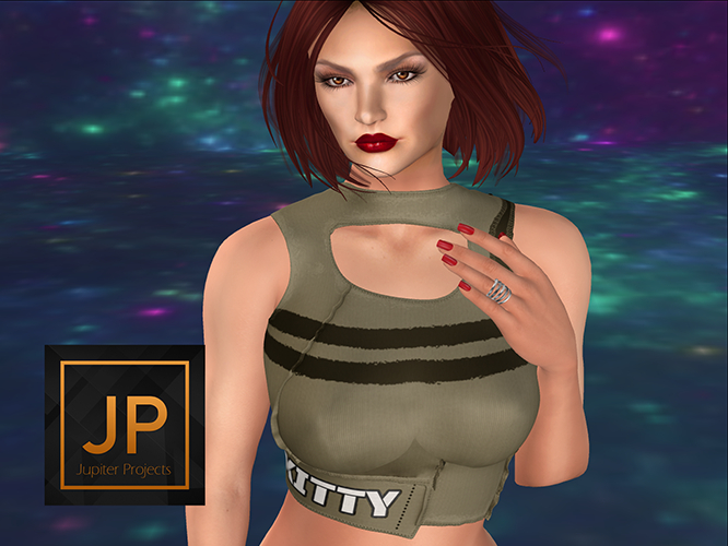 Second Life Marketplace - 14. Pare.Muneca Deliciosa - Kitty Top (Olive ...