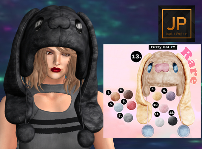 Second Life Marketplace - 3. Pare.Muneca Deliciosa - Fuzzy Hat (beige ...
