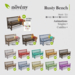 Second Life Marketplace - Noveny - Rusty Bench - Green #4