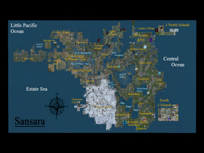 Second Life Marketplace - *6KW* FULL PERM SL Mainland Map Texture (Sansara)