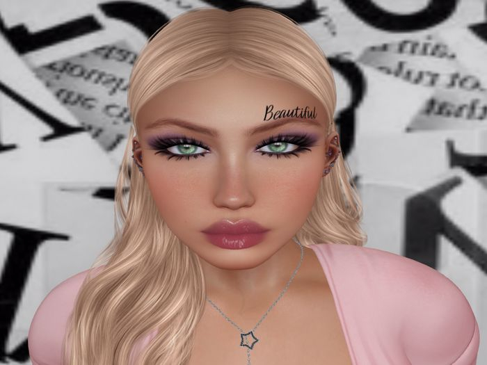 Second Life Marketplace - Beautiful Face Tattoo "BOXED"