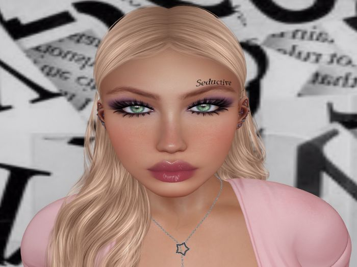 Second Life Marketplace - Seductive Face Tattoo "BOXED"