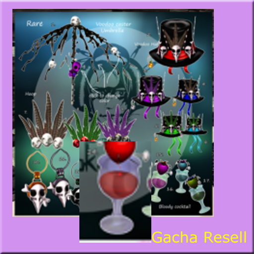 Second Life Marketplace - 14.Yokai - Birth of Voodoo - Bloody cocktail ...
