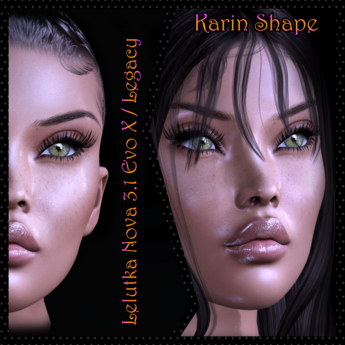 Second Life Marketplace - KARIN SHAPE / LELUTKA NOVA EVO X 3.1 / LEGACY ...