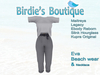 Second Life Marketplace - Birdie's Boutique - Eva Set Poppy Seed