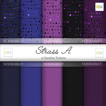 Second Life Marketplace - Strass A Matching Fabrics 10 Seamless Elegant ...