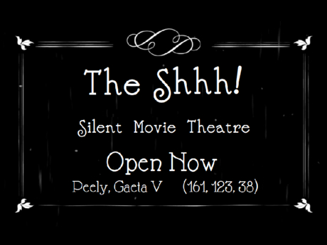Second Life Marketplace - *6KW* The Shhh! Silent Movie Theatre Movie Ticket