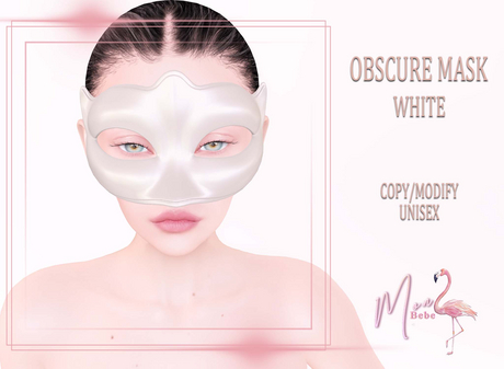 Second Life Marketplace - Mon Bebe - Demo Mask - Obs, Fac, Elec & Cloak