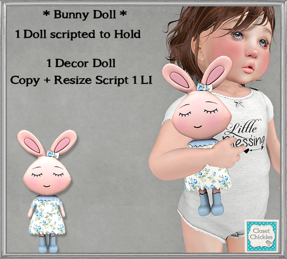 Second Life Marketplace - *CC* Bunny Doll (add me)