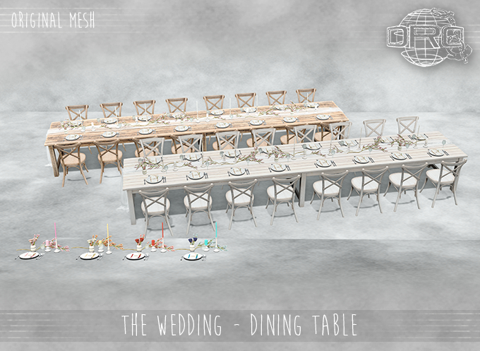 Second Life Marketplace - -DRD- The Wedding - Dining Table