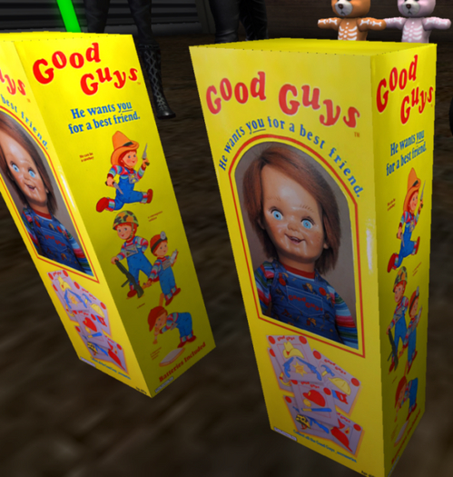 Second Life Marketplace - Full Perm mesh good guy box deco and rigged