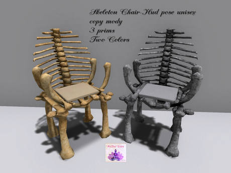 Second Life Marketplace - BOX-SKELETON CHAIR-HUD POSE UNISEX