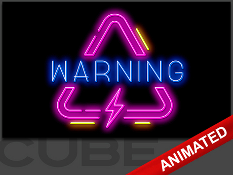 Second Life Marketplace - CUBE'S - Warning Neon