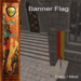 Second Life Marketplace - Medieval Cross Spears Banner Flag