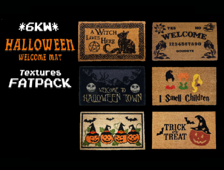 Second Life Marketplace - *6KW* FULL PERM Halloween Welcome Mat MEGA ...