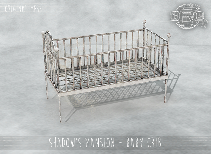 Second Life Marketplace - -DRD- Shadow's Mansion - Baby Crib
