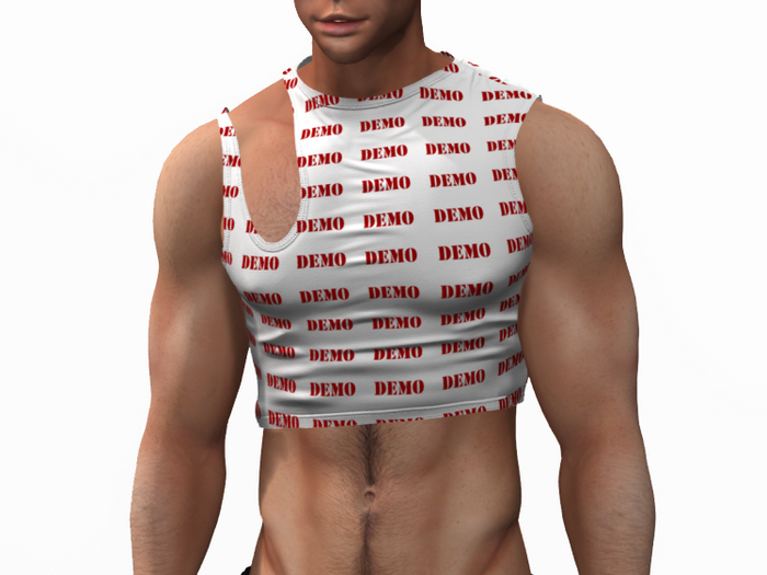 Second Life Marketplace - DEMO Cut crop top Legacy male