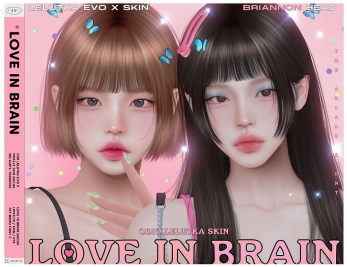 Second Life Marketplace - 27. [ODIO] LOVE IN BRAIN SKIN - LIGHT TONES RARE