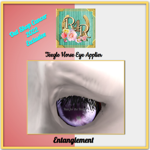 Second Life Marketplace - R4R ~ Teegle Horse Eye Applier * Entanglement ...