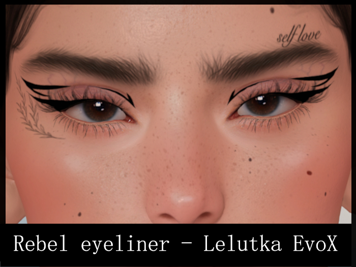 Second Life Marketplace - !Lichi! - Rebel eyeliner Lel EvoX (tintable)