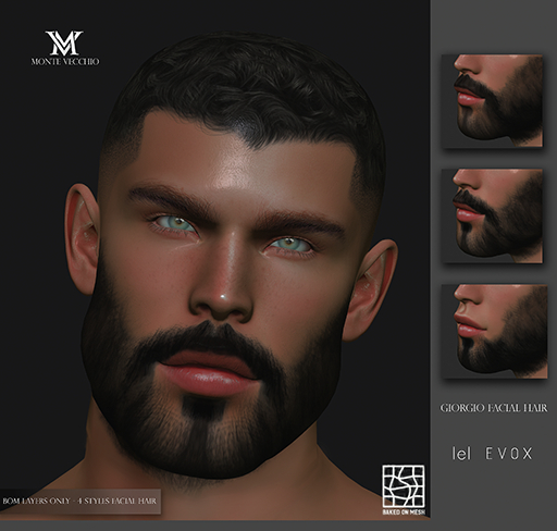 Second Life Marketplace - Monte Vecchio - Giorgio Facial Hair