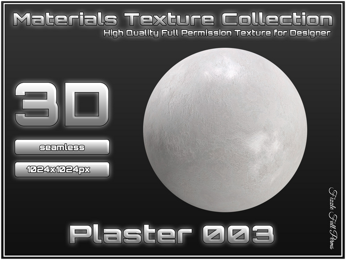 Second Life Marketplace - *Fizzle Full Perms* Texture - Plaster 003