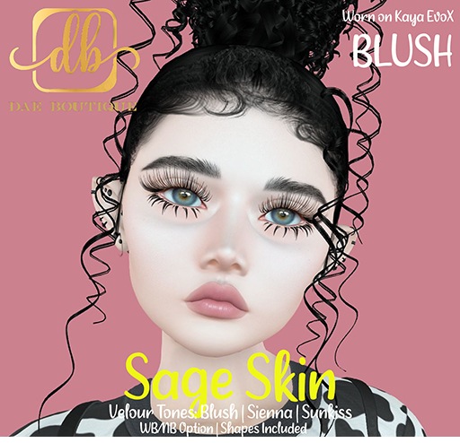Second Life Marketplace - SAGE SKIN Lelutka EvoX - BLUSH