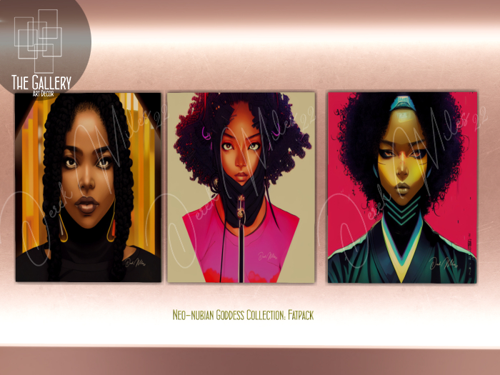 Second Life Marketplace - [The Gallery] Neo-Nubian Goddess Collection ...