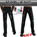 Second Life Marketplace - Blood Splatter Mens Pants - Legacy Gianni ...