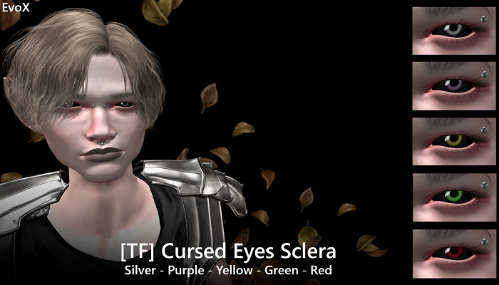 Second Life Marketplace - [TF] Cursed Eyes Sclera EVOX