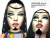 Second Life Marketplace - TATTOO One - LEL face set - Black .::KhaOs::.