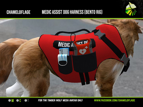 Second Life Marketplace - *CMFL* TWI WOLF - Medic Harness (Bento Mesh)