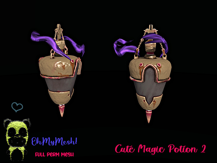 Second Life Marketplace - OhMyMesh! Cute Magic Potion 2 - Full Perm Mesh