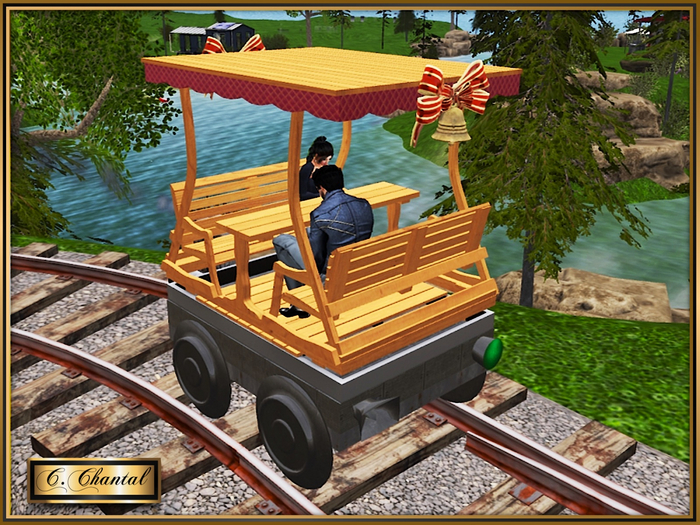 Second Life Marketplace - C.CHANTAL Bellisseria Sightseeing Train for ...