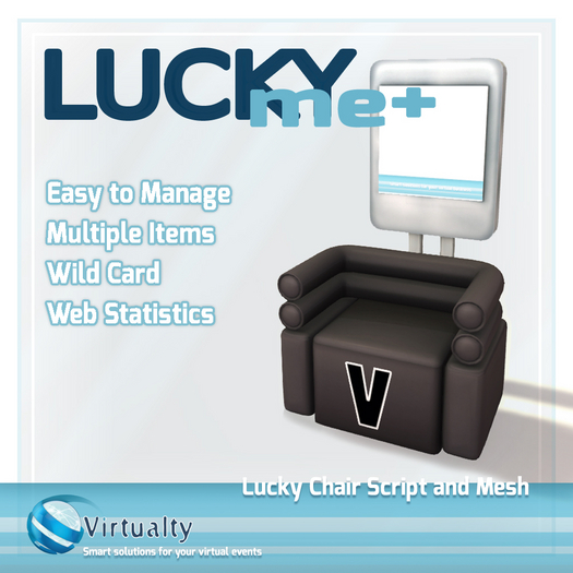 Second Life Marketplace - Virtualty - Lucky Me PLUS in Black - Complete ...