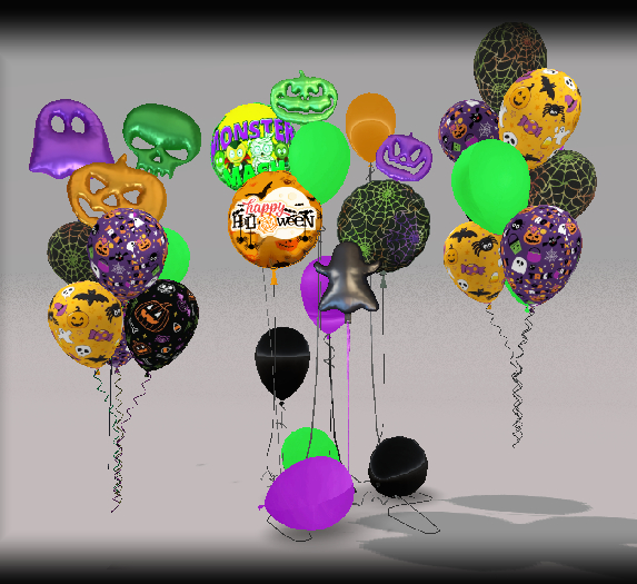 Second Life Marketplace - [CM] MONSTER MASH! Halloween balloons