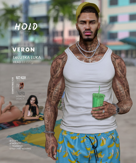 Second Life Marketplace - HOLD SHAPES - Veron - Shape LeLUTKA Luka 3.1 ...