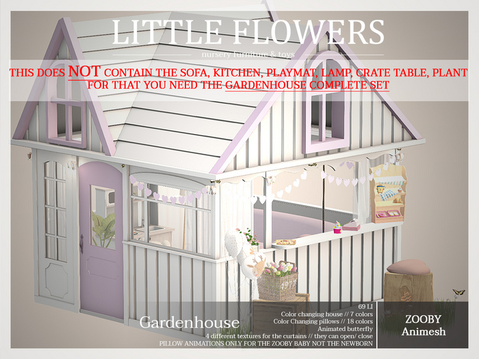 Second Life Marketplace - zooby // zooby playground zooby gardenhouse ...