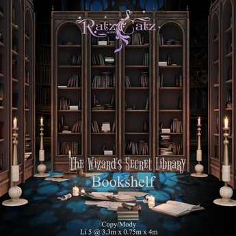 Second Life Marketplace - .: RatzCatz :. The Wizard's Secret Library ...