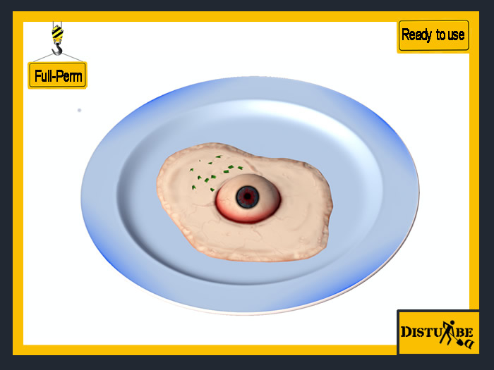 Second Life Marketplace - ::DisturbeD:: Horror Props - Fried Eye - FULL ...