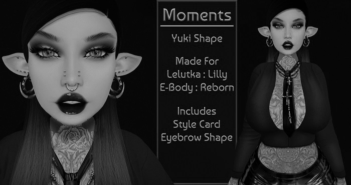 Second Life Marketplace - DEMO : Moments : Yuki Shape : Lelutka Lilly ...