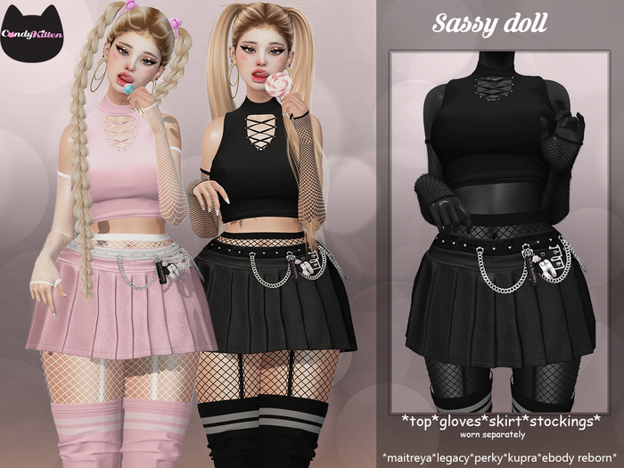 Second Life Marketplace - *CK* Sassy doll DEMO