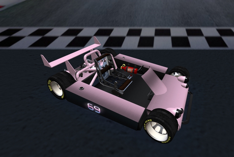 Second Life Marketplace - "FX PRO-KART" Race Cart By HyperDrive Pro Motors