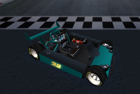 Second Life Marketplace - "FX PRO-KART" Race Cart By HyperDrive Pro Motors