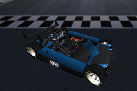 Second Life Marketplace - "FX PRO-KART" Race Cart By HyperDrive Pro Motors