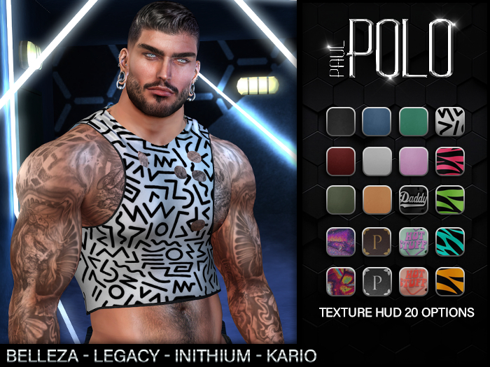 Second Life Marketplace - (POLO-PAUL) - Jay Set - BELLEZA - LEGACY ...