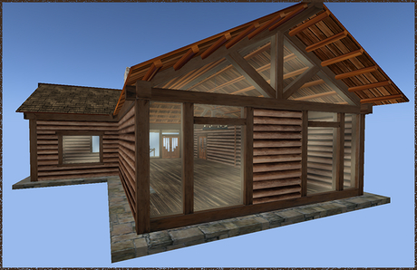 Second Life Marketplace - FROG-House logs shape T