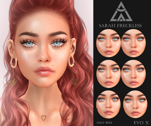 Second Life Marketplace - LAL-SARAH FRECKLESS LEL EVO X ONLY BOM
